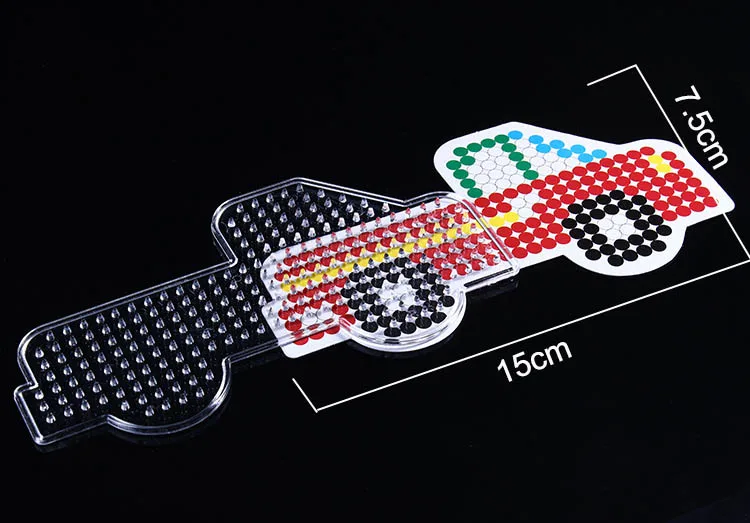 5mm Hama Beads Template with Color Paper Plastic Stencil Jigsaw Perler ...
