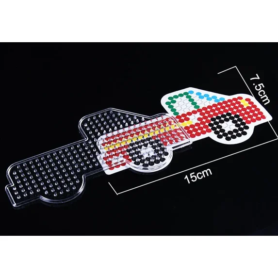 5mm Hama Beads Template with Color Paper Plastic Stencil Jigsaw Perler ...