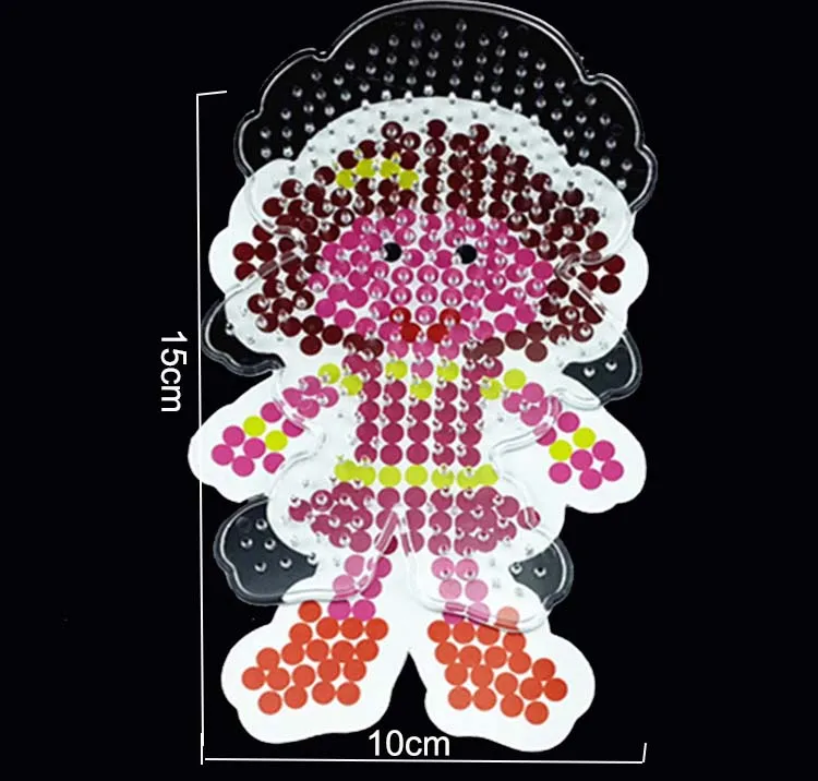 5mm Hama Beads Template with Color Paper Plastic Stencil Jigsaw Perler ...