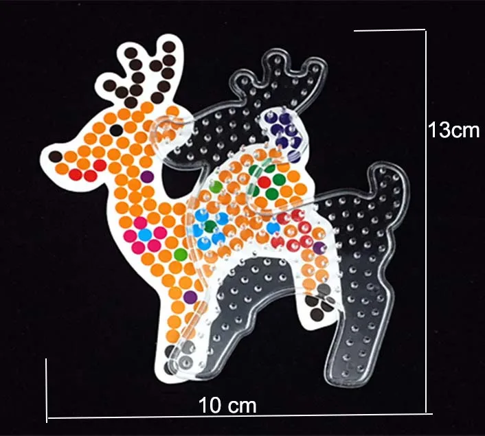 5mm Hama Beads Template with Color Paper Plastic Stencil Jigsaw Perler ...