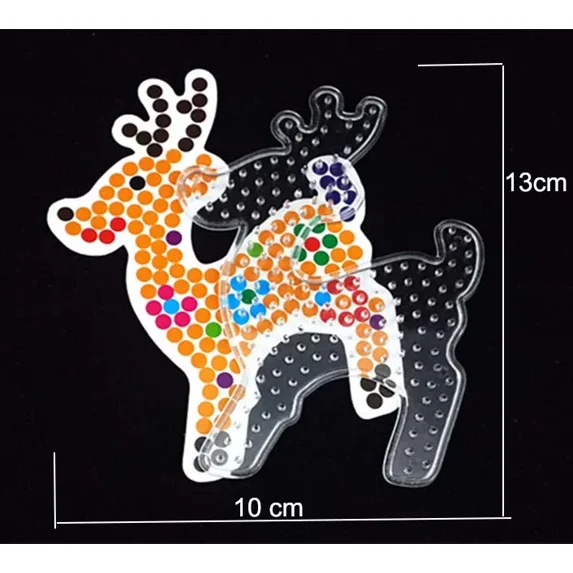 5mm Hama Beads Template with Color Paper Plastic Stencil Jigsaw Perler ...