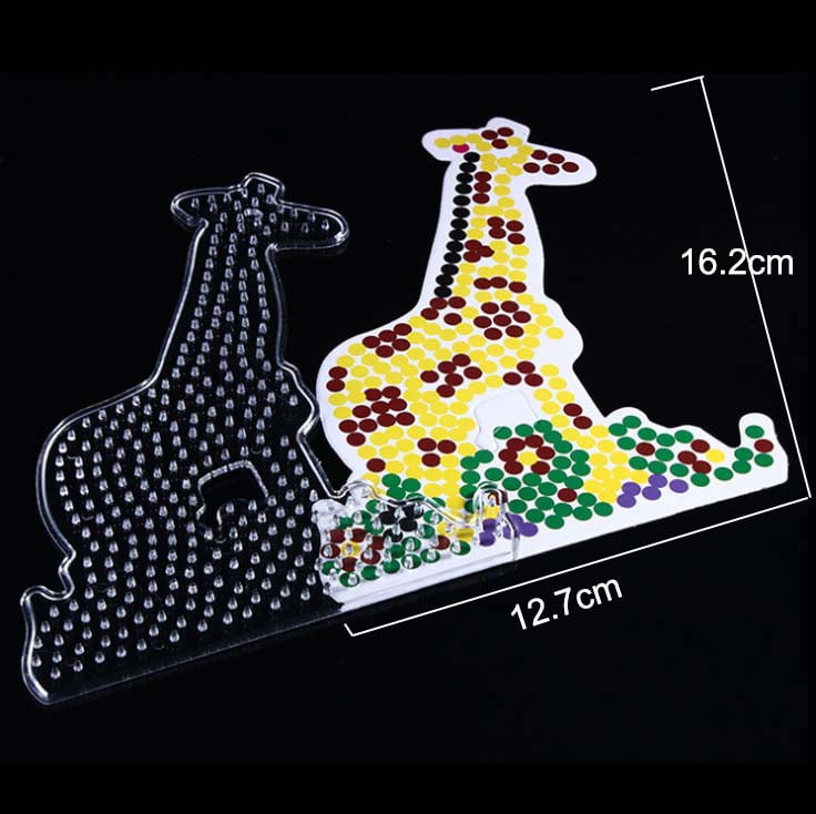 5mm Hama Beads Template with Color Paper Plastic Stencil Jigsaw Perler ...