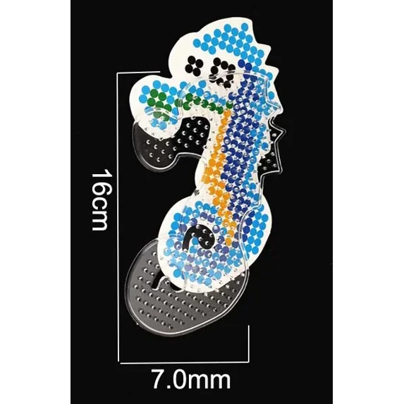 5mm Hama Beads Template with Color Paper Plastic Stencil Jigsaw Perler ...