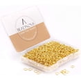 5mm Jump Rings for Jewelry Making Gold Open Jump Rings for Earrings and ...