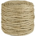5mm Jute Rope, 164 Feet 4Ply Twisted Thick Twine Rope for Gardening ...