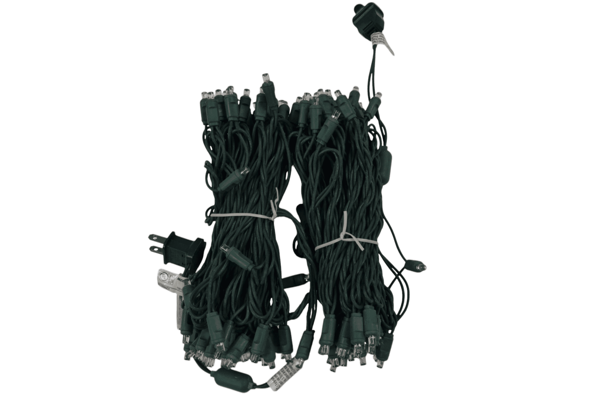 5mm LED Cool White Strobing Christmas Lights Indoor Outdoor - 100 ...