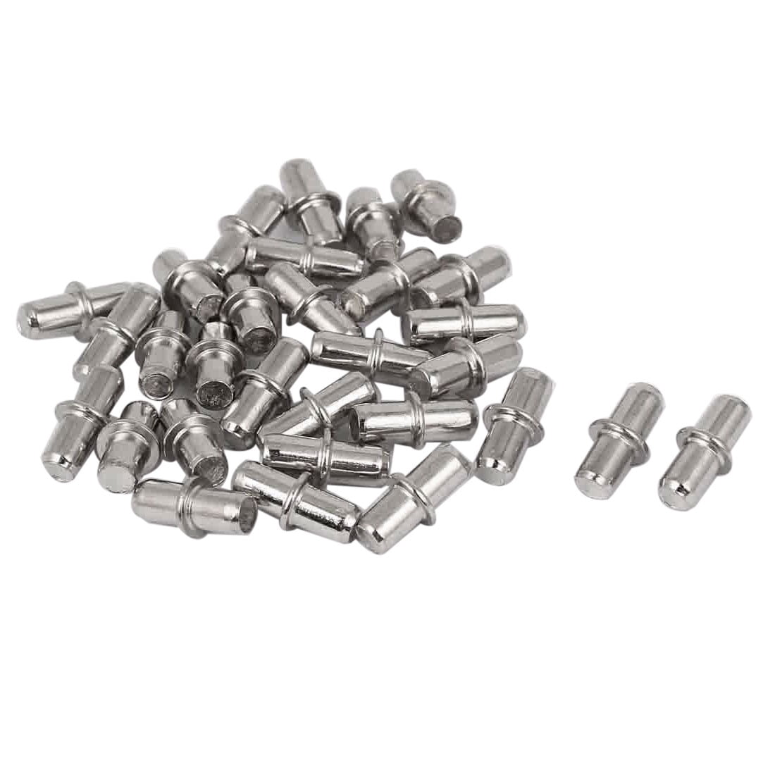 5mm Metal Furniture Cupboard Shelf Pins Pegs Supports Holder 30 Pcs ...