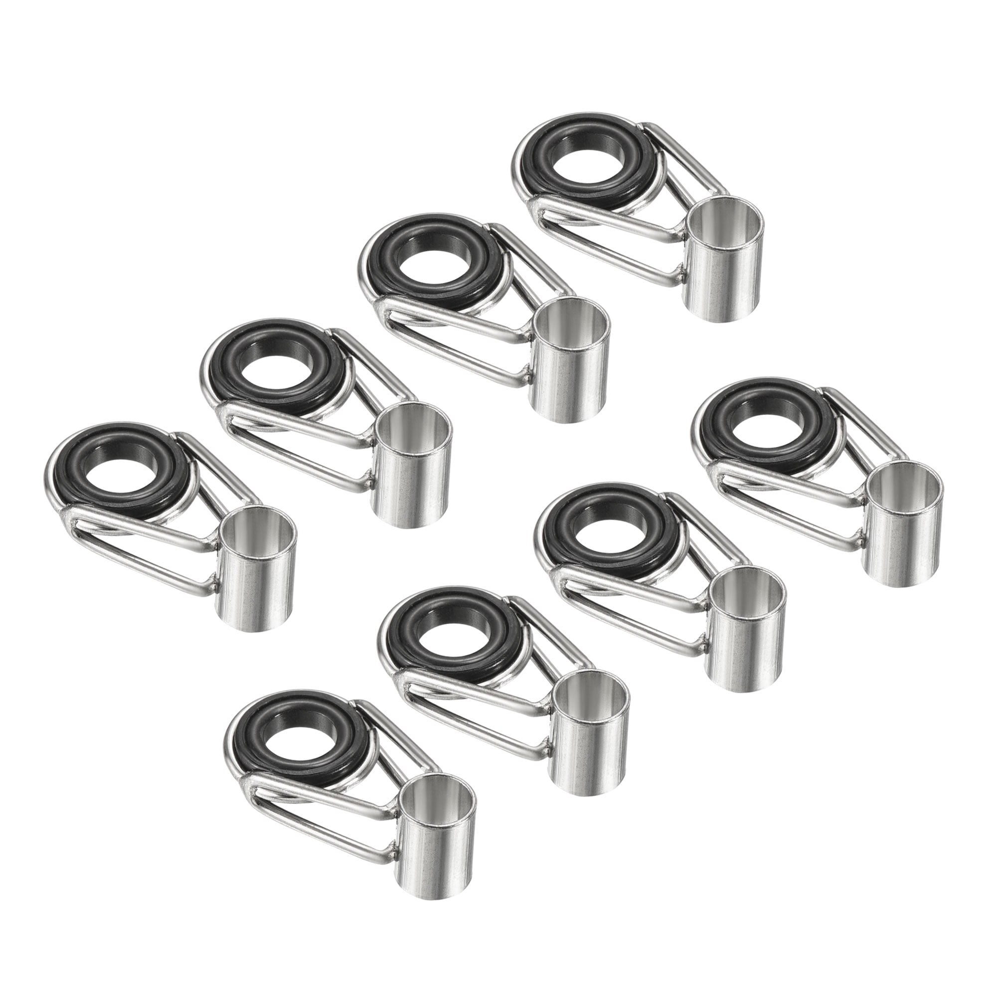 5mm Tube Dia Iron Fishing Rod Guide Repair Kit Line Ring Replacement, 8 ...