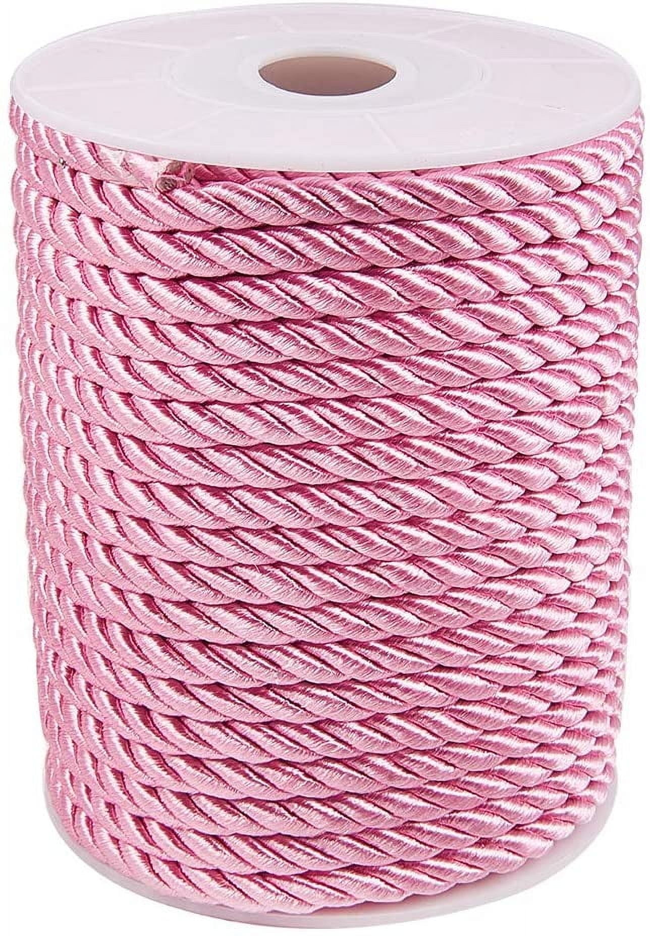 5mm Twisted Cord Rope 18 Yards 3-Ply Nylon Twisted Cord Silk Ropes ...