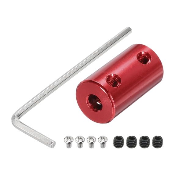 5mm to 5mm Bore Rigid Coupling Aluminum Alloy Shaft Coupler Connector ...
