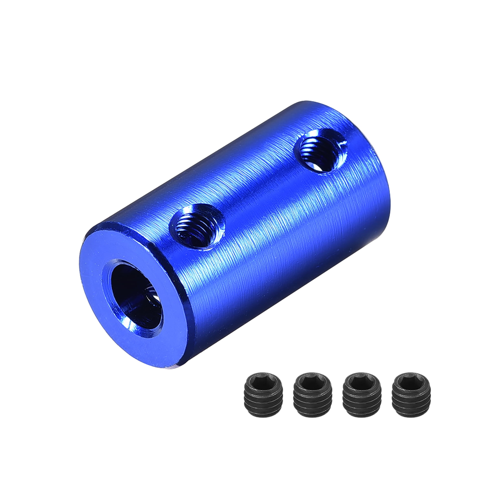 5mm to 6mm Bore Rigid Coupling 25mm Length 14mm Diameter Aluminum Alloy ...