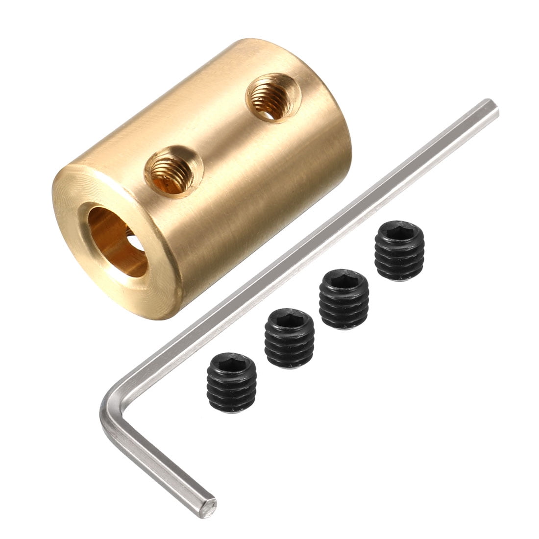 5mm to 7mm Aluminium Alloy Brass Motor Shaft Coupling Joint Connector ...