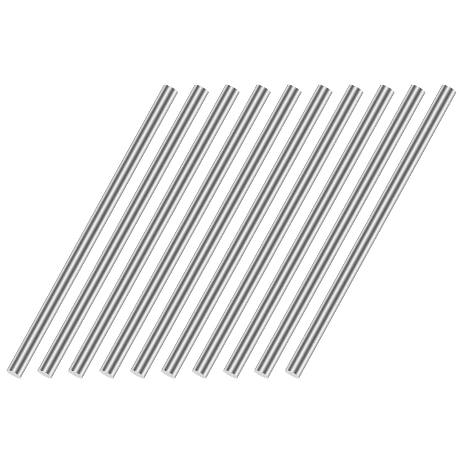 5mm x 100mm 304 Stainless Steel Solid Round Rod for DIY Craft 12pcs - Walmart.com
