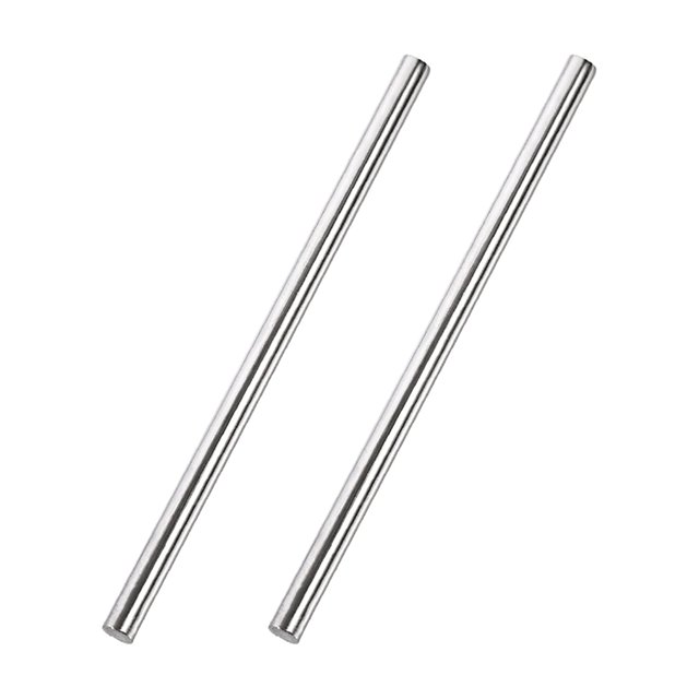 5mm x 100mm 304 Stainless Steel Solid Round Rod for DIY Craft - 2Pcs - Walmart.com