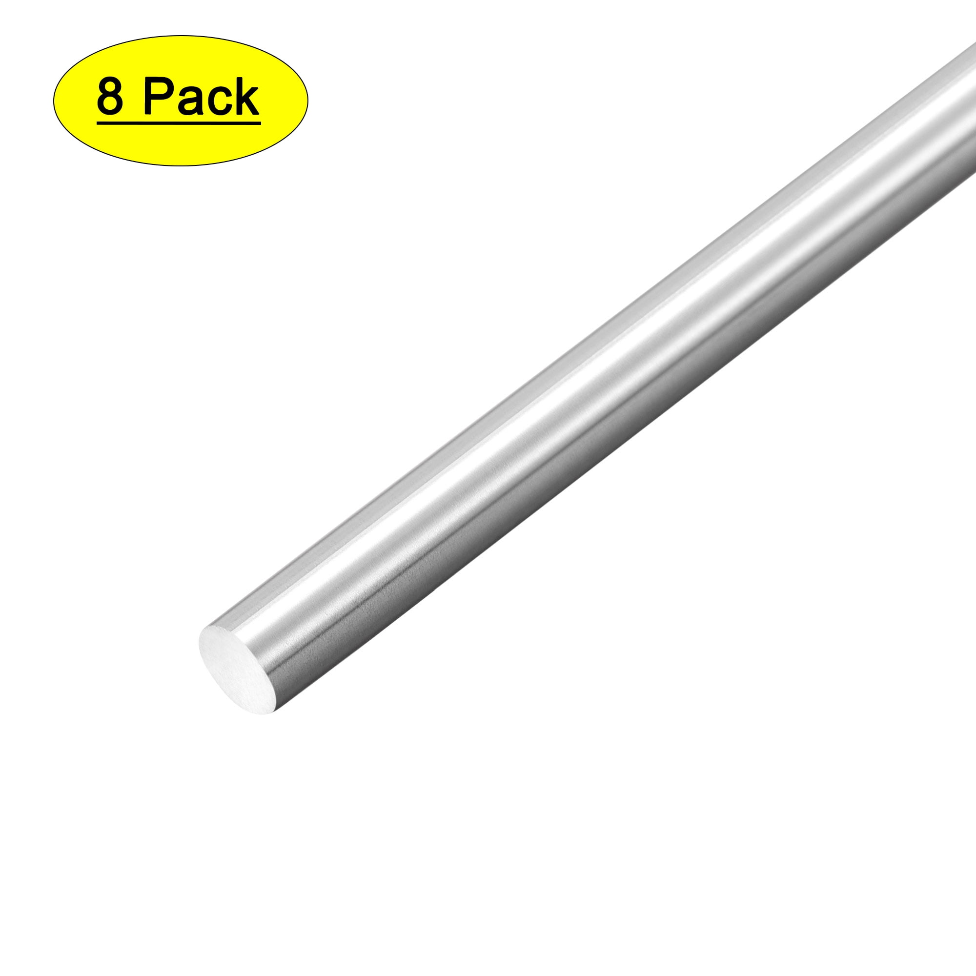 5mm x 400mm 304 Stainless Steel Solid Round Rod for DIY Craft - 8Pcs ...