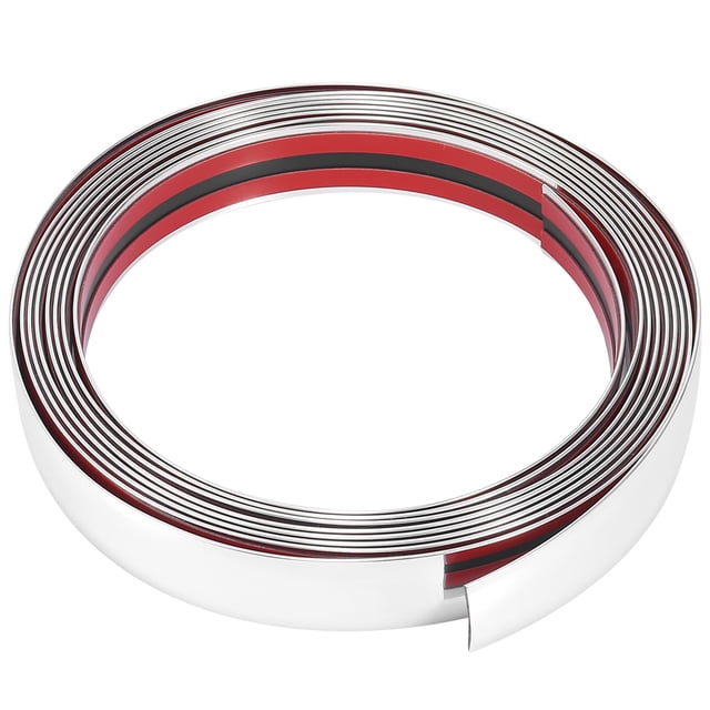5mx30mm Chrome Silver Tone Trim Strip Decoration for Car Body Door Roof ...