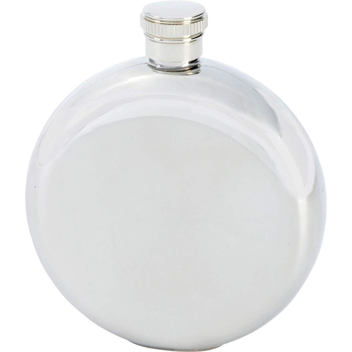 5oz Round Flask Stainless Steel Hip Flat Pocket Screw Cap Irish Whiskey ...