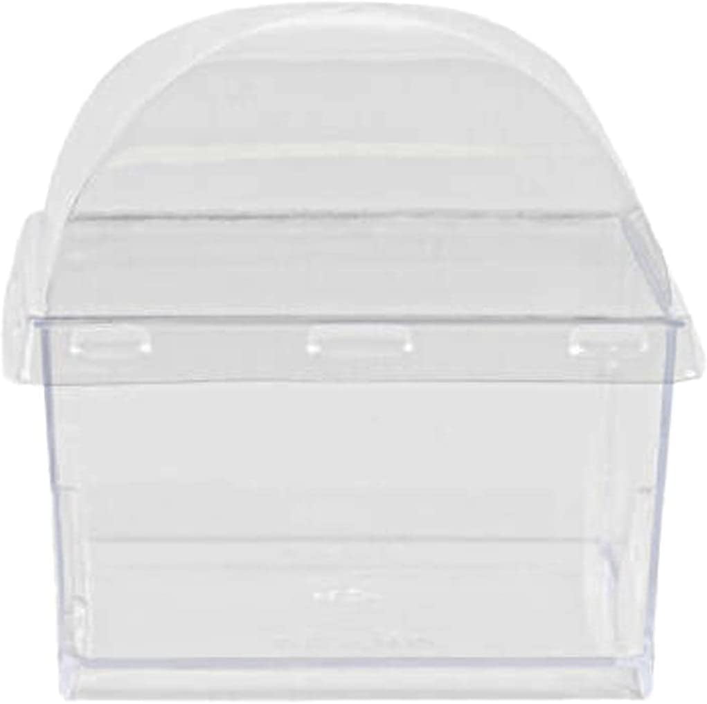 5oz Square Mini Clear Plastic Dessert Containers with Dome Lid - Square ...