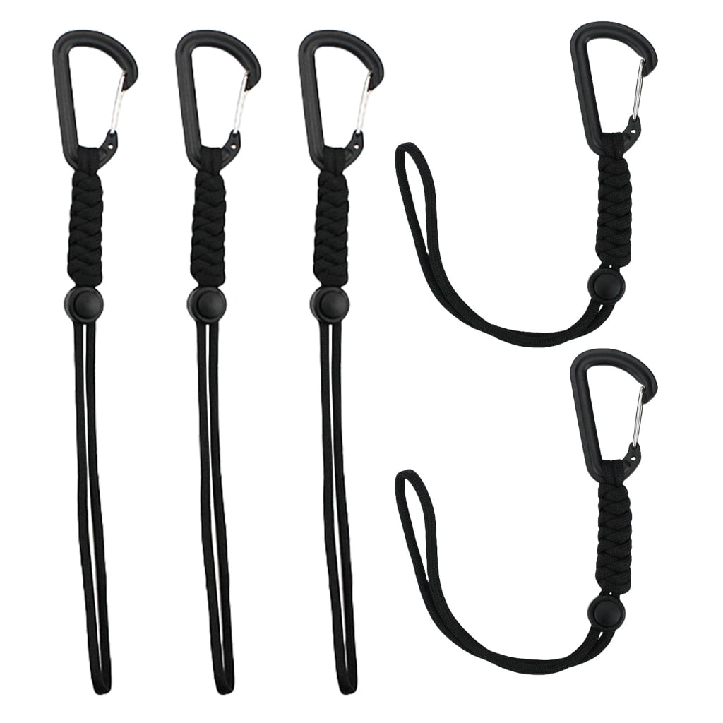 5pack Alloys Cowhided1eatherKeychains Carabiner Car Key Holder ...