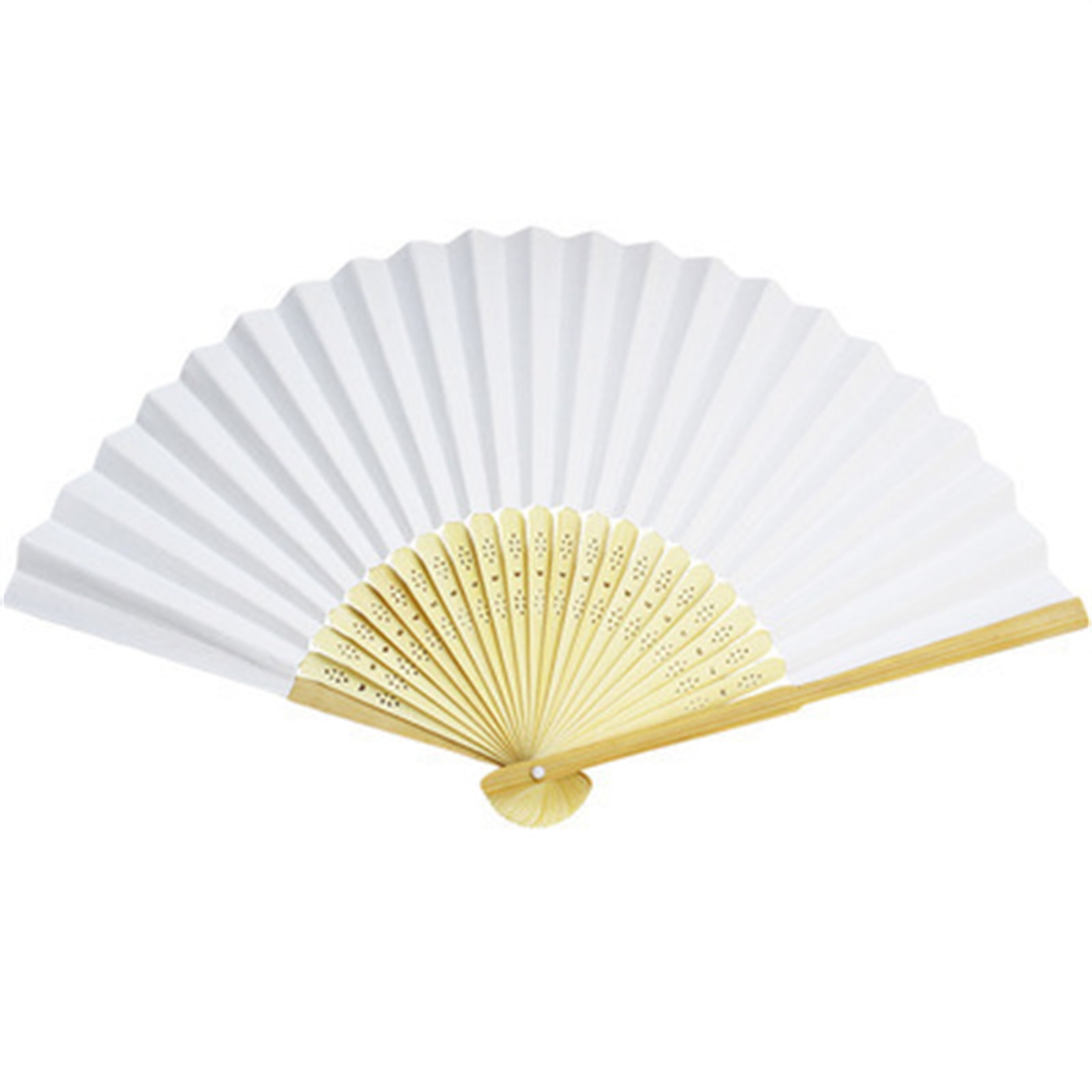 5pack Children's Creative White Handheld Fans for Painting and Drawing ...