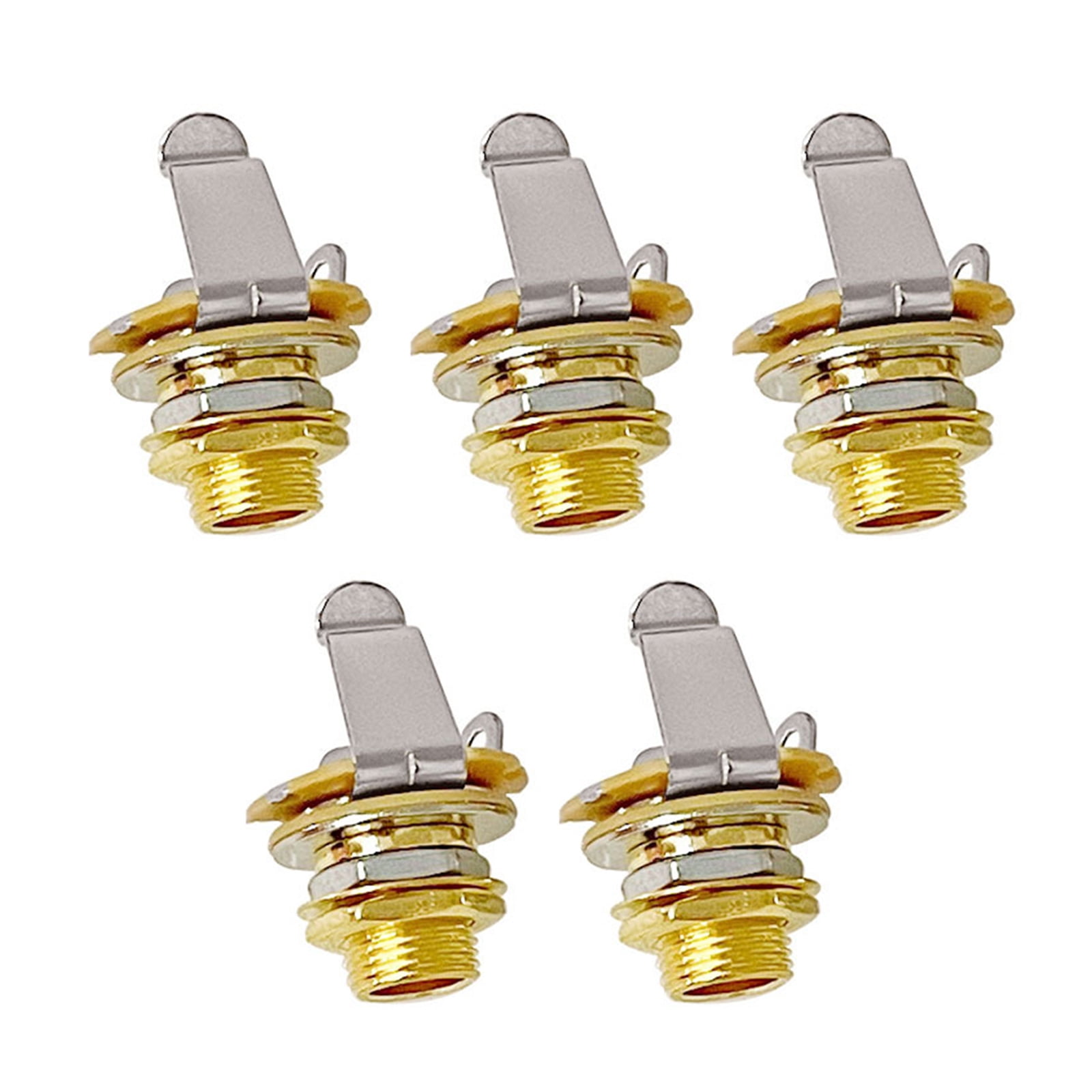 5pack Guitar Output Jacks Assembly Signals Enhancement Metal Hardware ...