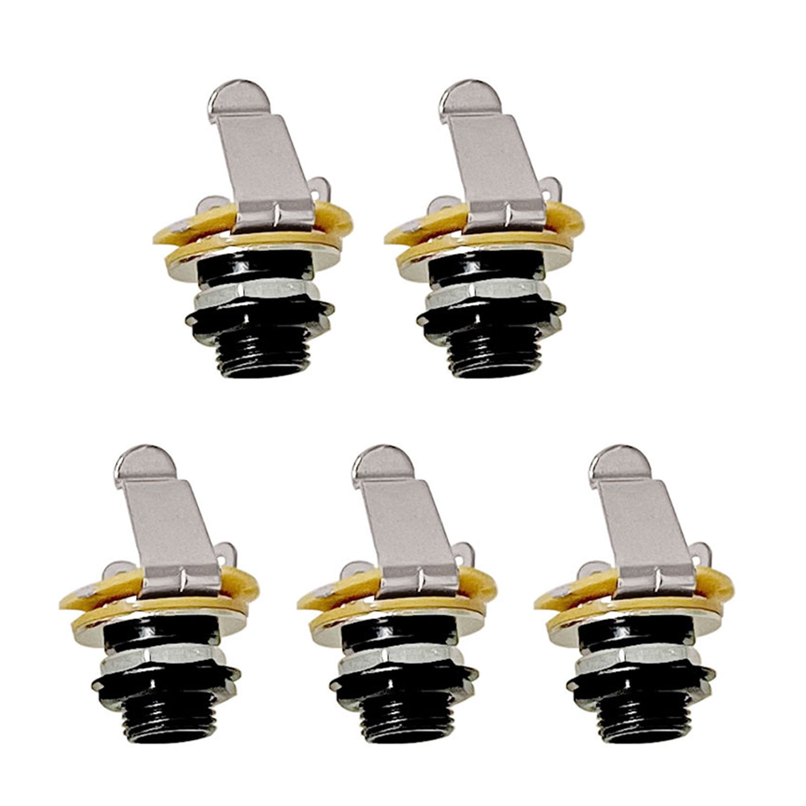 5pack Guitar Output Jacks Assembly Signals Enhancement Metal Hardware ...