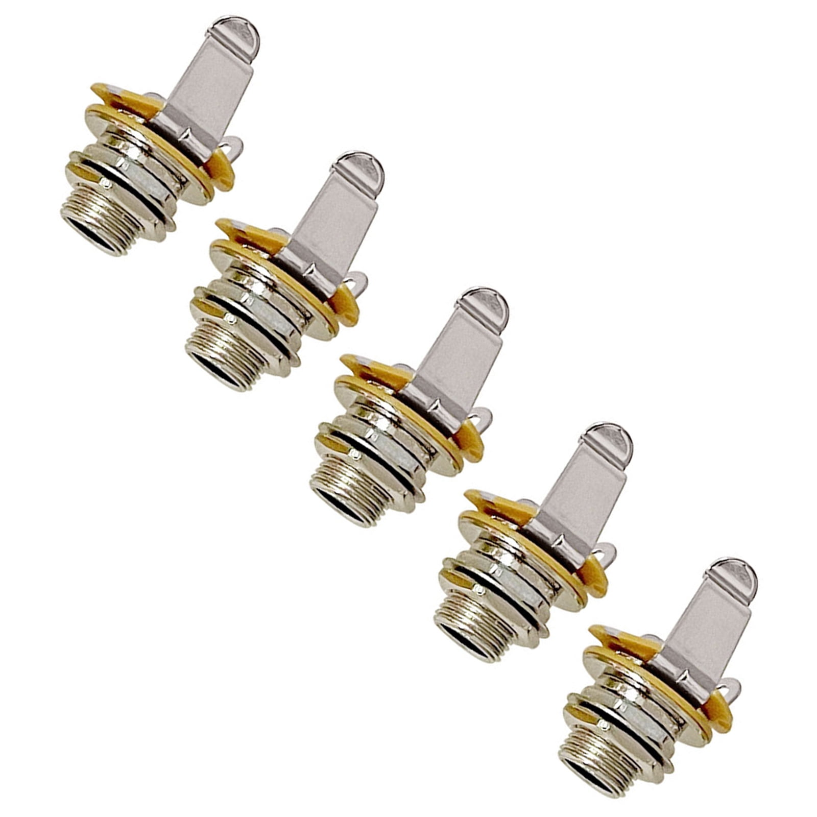 5pack Guitar Output Jacks Assembly Signals Enhancement Metal Hardware ...