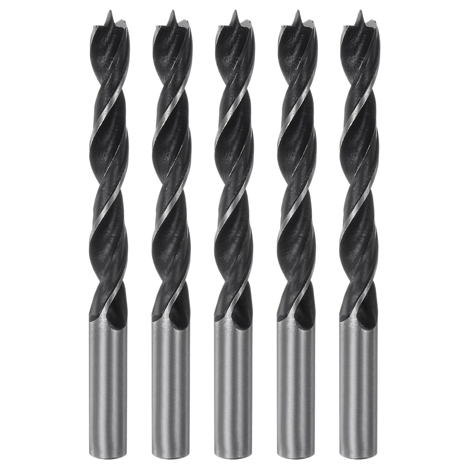5packs Brad Point Drill Bits 12mm Dia #45 Steel Round Shank Wood ...