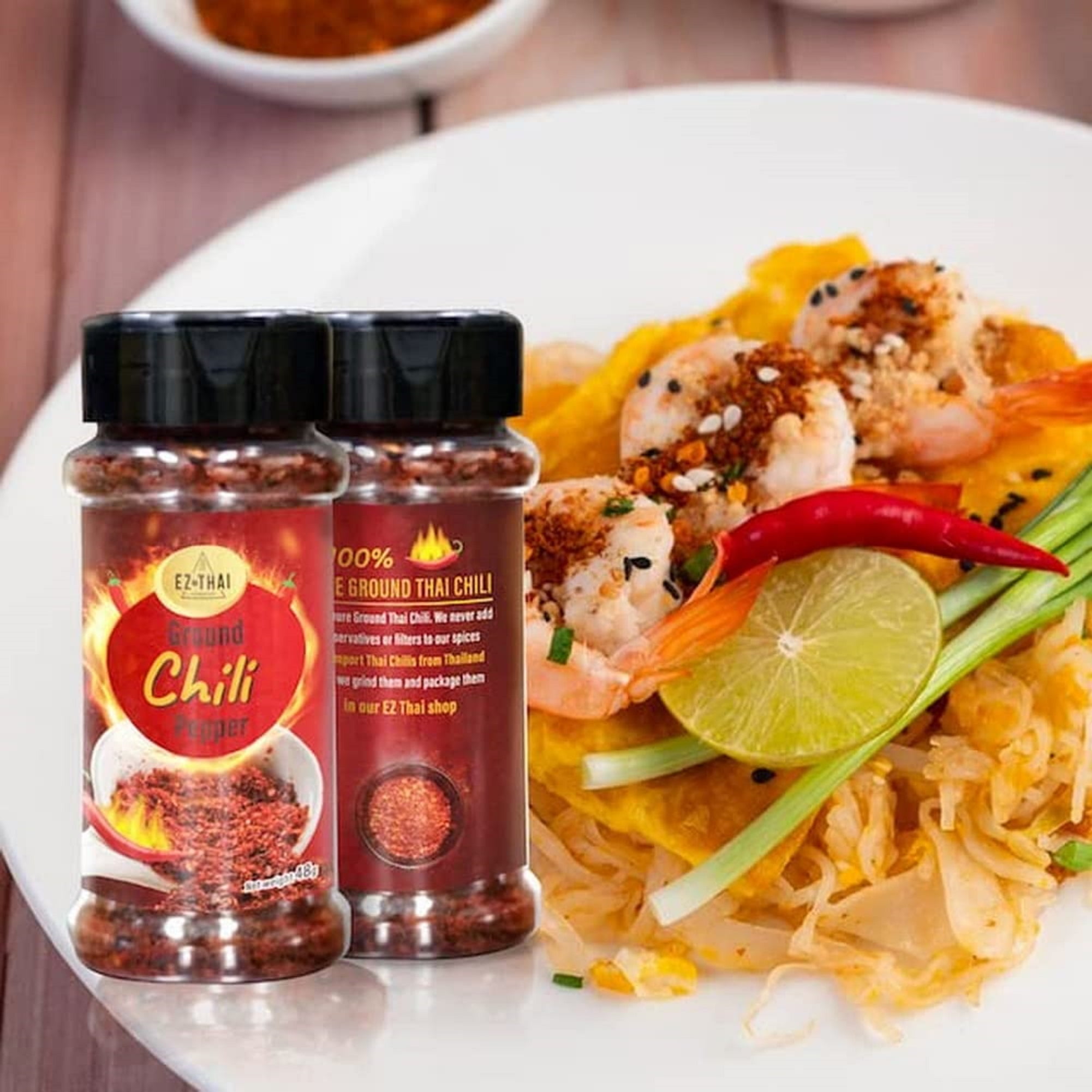 5packs x 1.76oz Red Chili Pepper Flakes Red Hot Chili Peppers Crushed ...