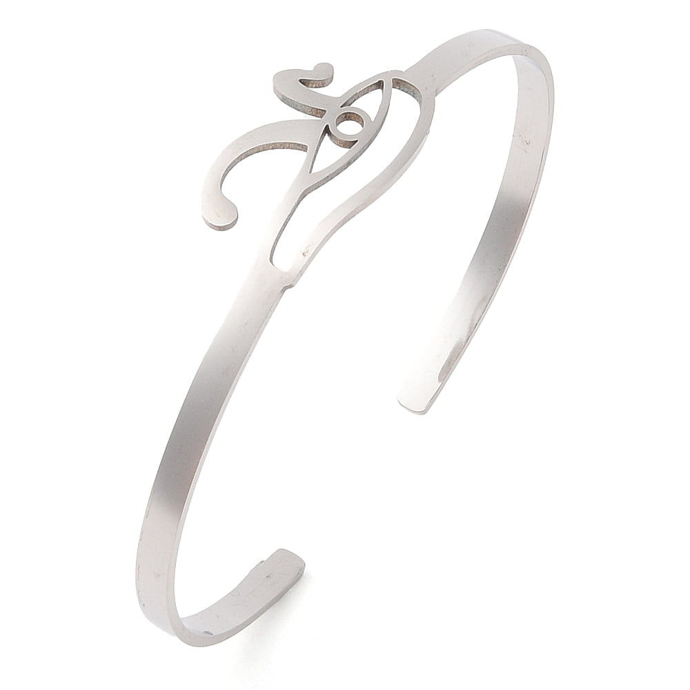 5pc 201 Stinless Steel God Eye of Horus Cuff Bangles for Women ...