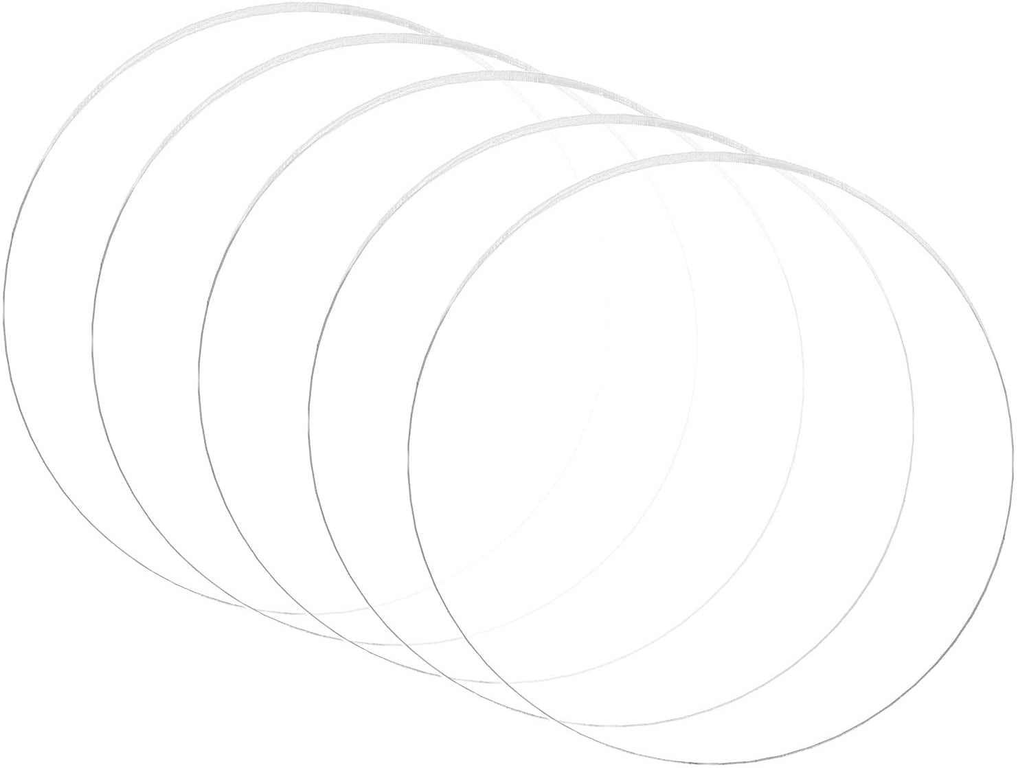 5pc 5PCS 6 Inch Clear Acrylic Sheet Round Circle Dis Acrylic Sheet for ...