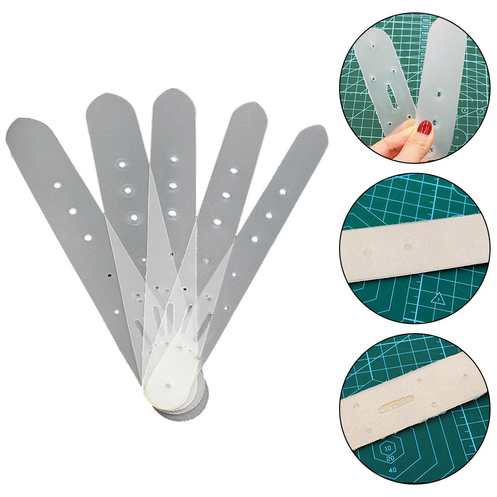 5pc Belt Template DIY Leather Belt Punch Positioning Template Leather ...