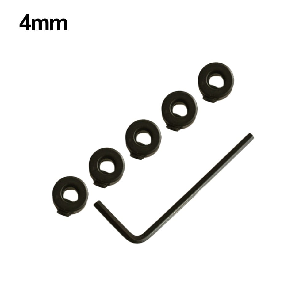 5pc Depth Stop Collars Ring Positioner With Wrench Woodworking Drill ...