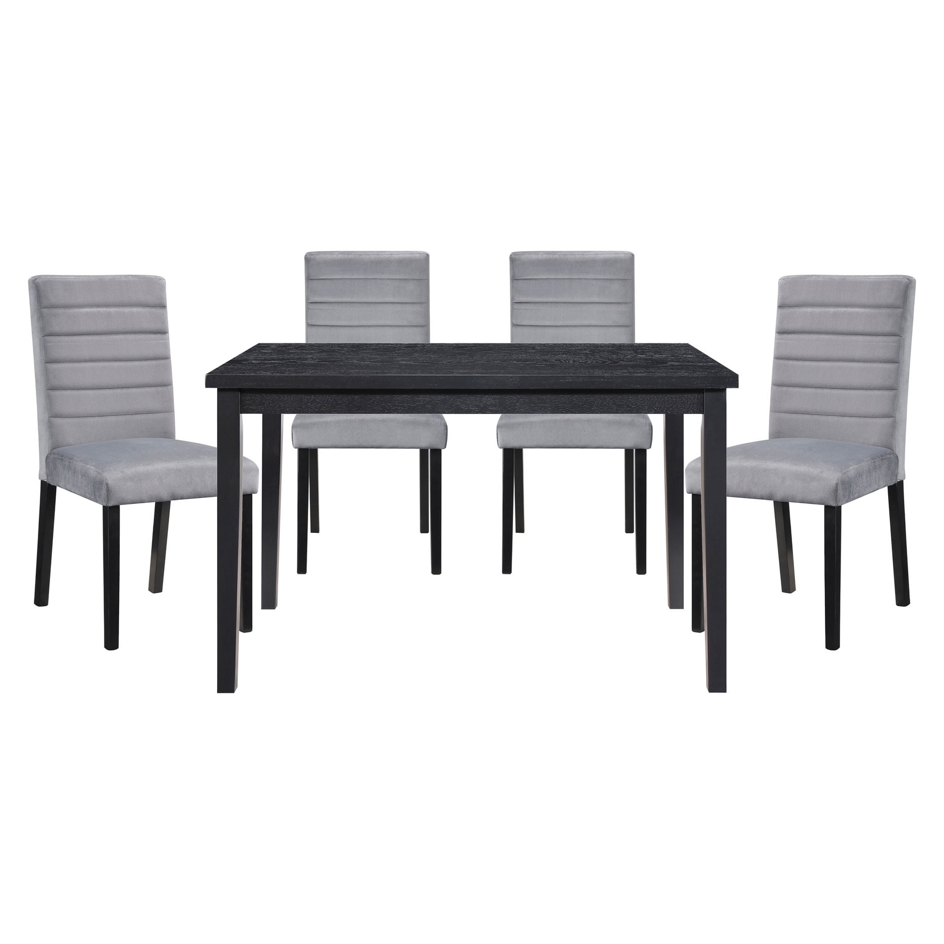 5pc Dining Set with Simple Assembly+Velvet Fabric" - "New Homeowners ...