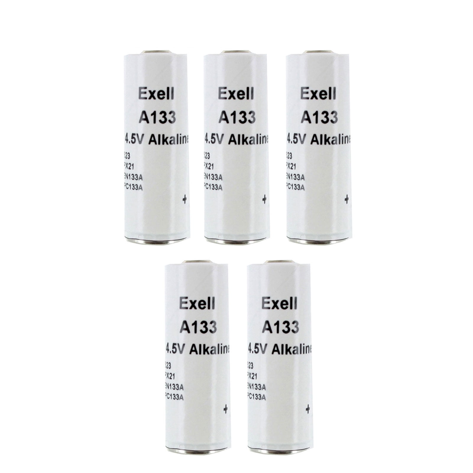 5pc Exell Alkaline Battery A133 Compatible with 523 EN133A PC133A PX21 ...