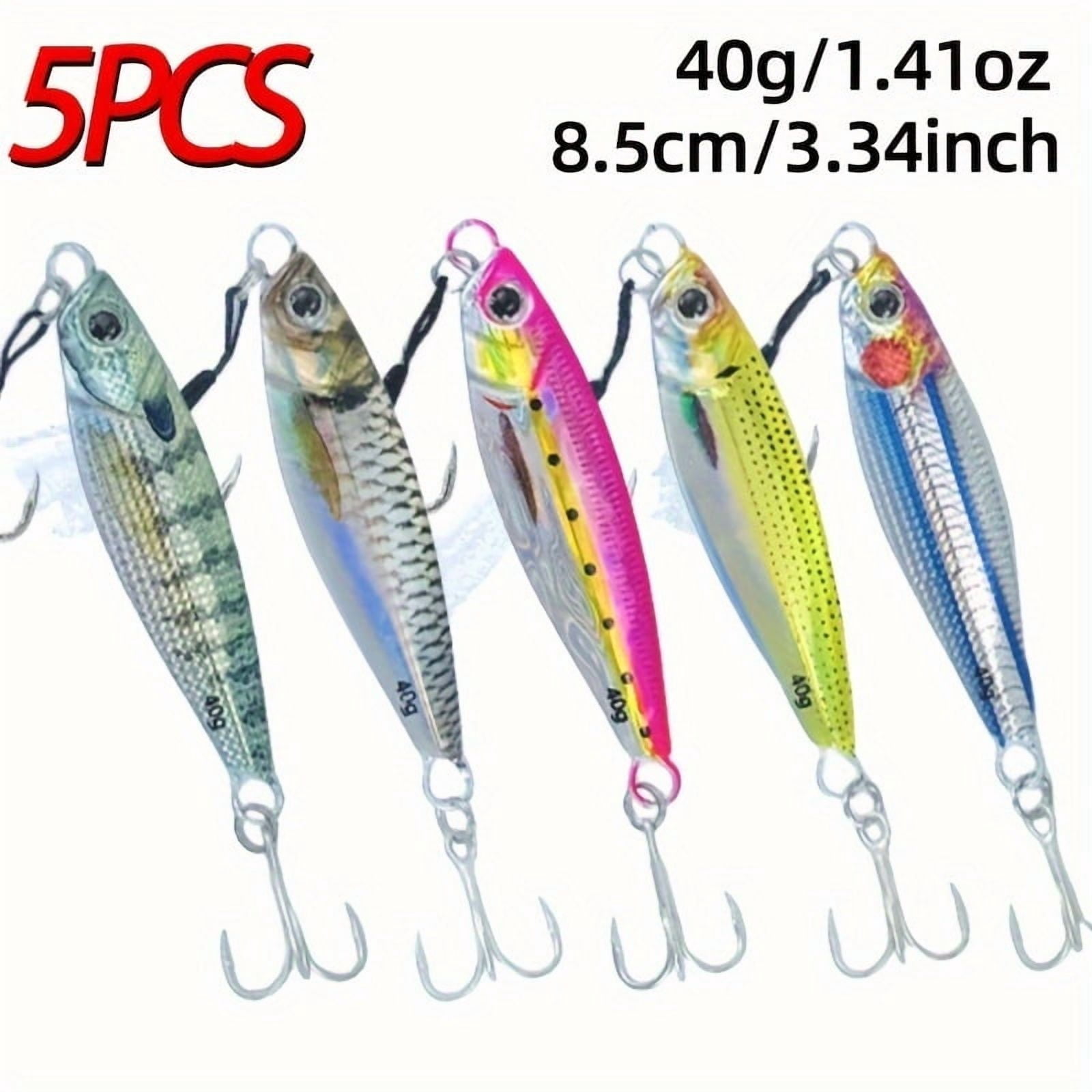 6pc Laser Metal Jigs - High Catch Rate Saltwater Lures For Tuna, Bass ...
