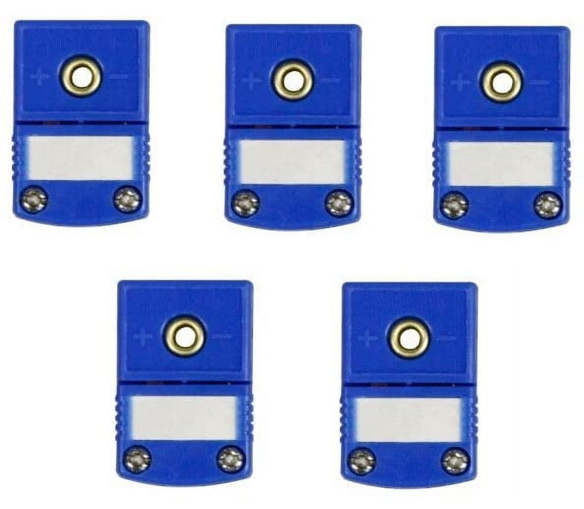 5pc Mini T-Type Thermocouple Wire Connector - Female Plug… - Walmart.com