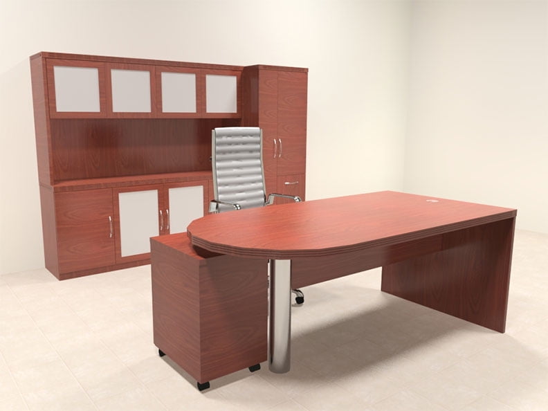 5pc Modern Contemporary Executive Office Desk Set, #RO-ABD-D32 ...