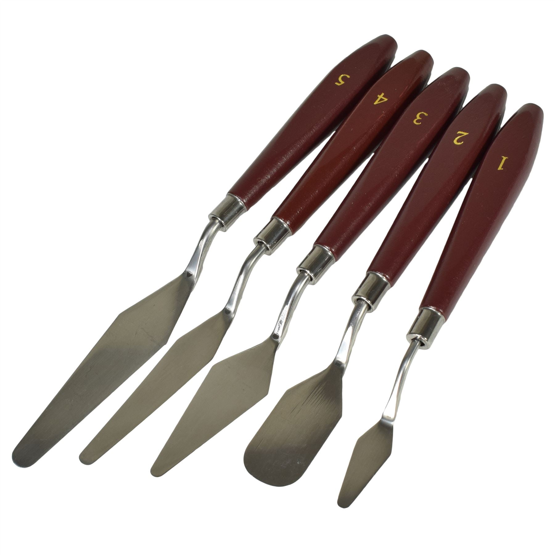 5pc Oil Acrylic Painting Paint Pallette Knife Set Flexible Artist ...