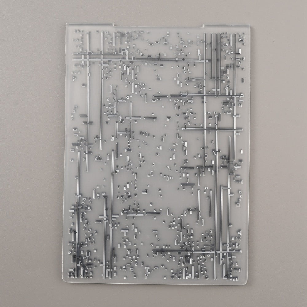 5pc Plastic Embossing Folders Concave-Convex Embossing Stencils for Handcraft Photo Album ...