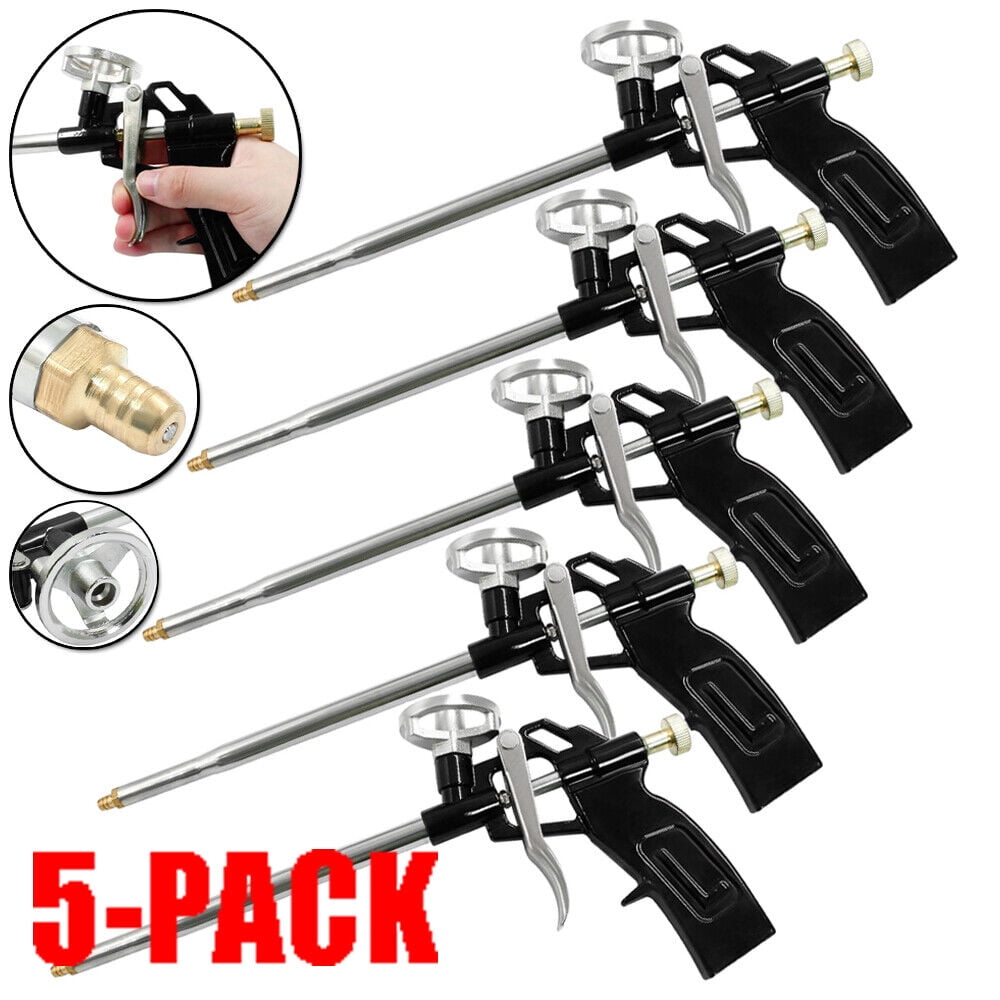 5pc Pro PU Foam Gun NIB Expanding Spray Applicator New & Improved ...