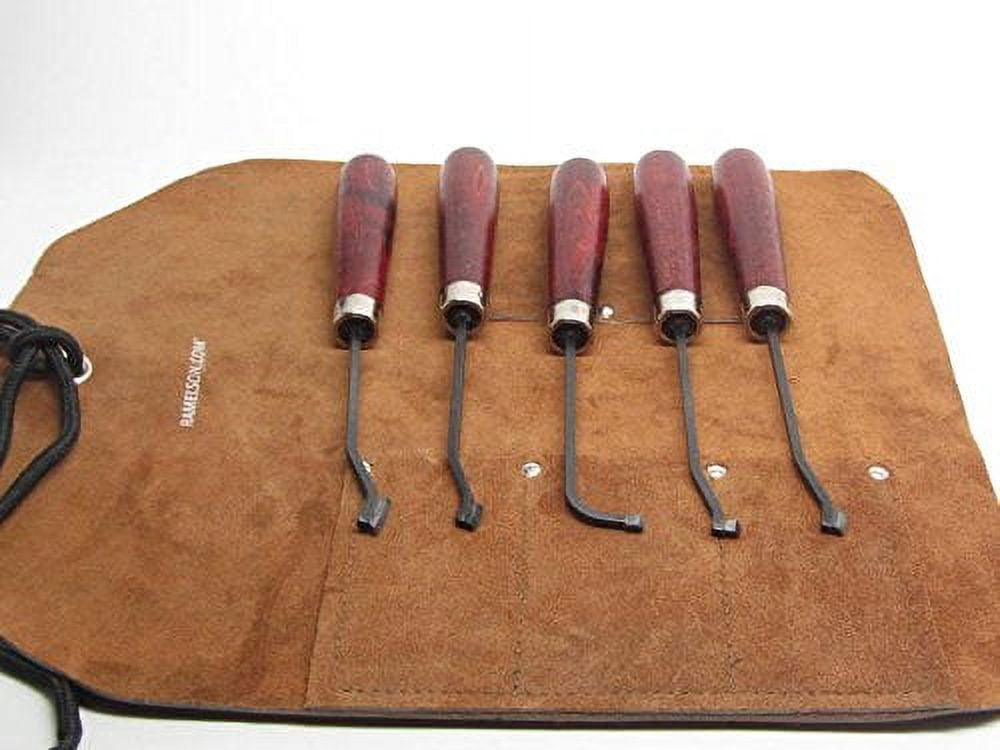 5pc Ramelson Ullman Doiron Single Lined Carbide Tipped Checkering Tool ...