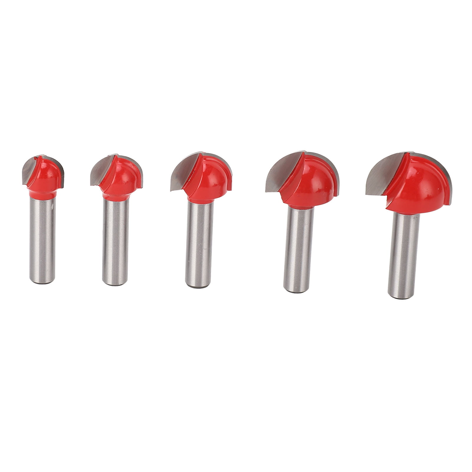 5pc Router Bit Set, 8mm Shank, High,Hardness Carbide, Core Box Round ...