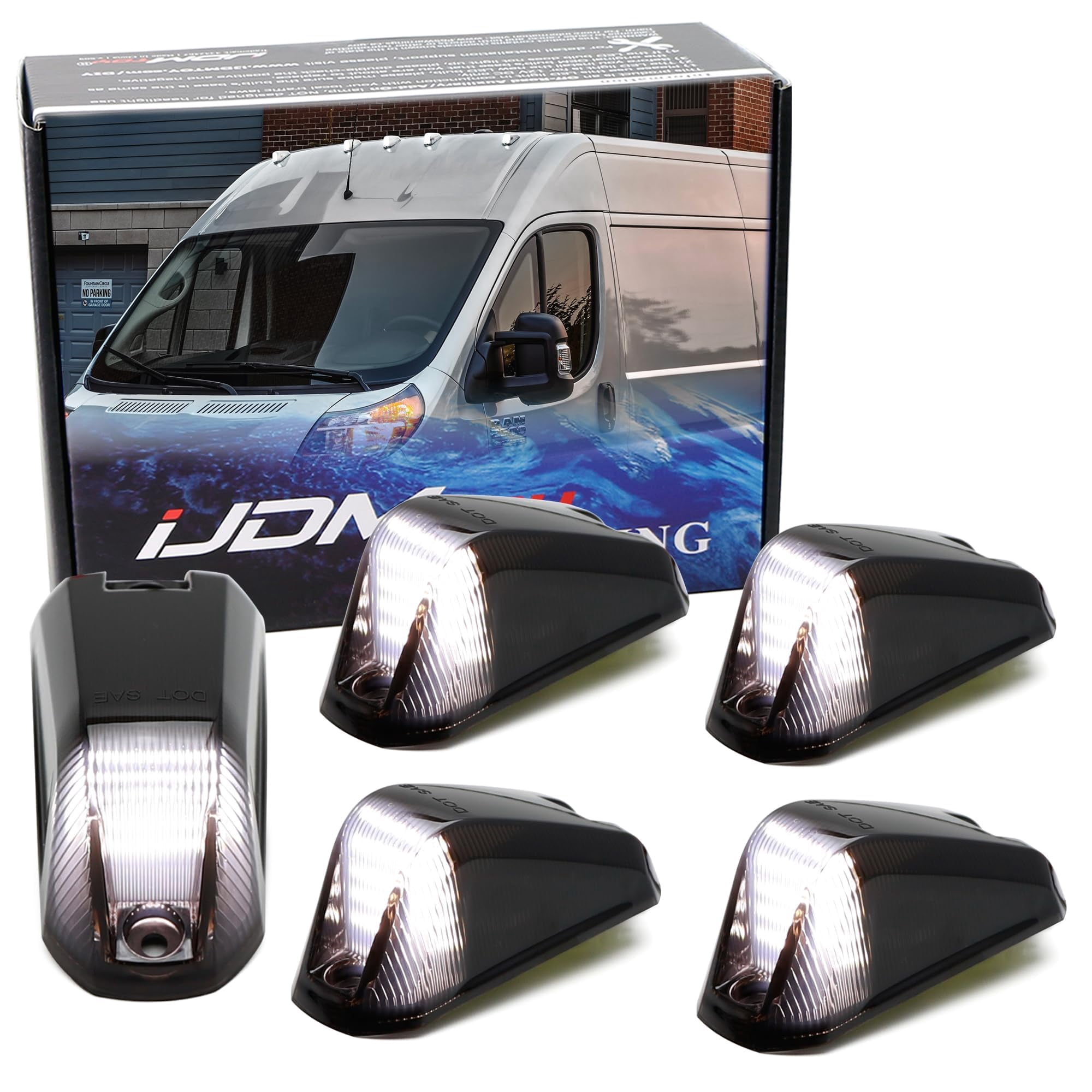 5pc Set Xenon White LED Exterior Decorative Lights Fits 2014-2023 Dodge ...