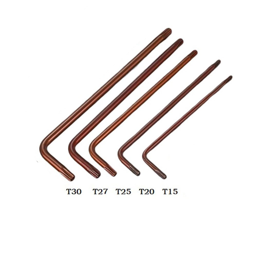5pc T15-T30 Double-End 2-way Mini Torx Screwdriver Spanner Wrench for ...