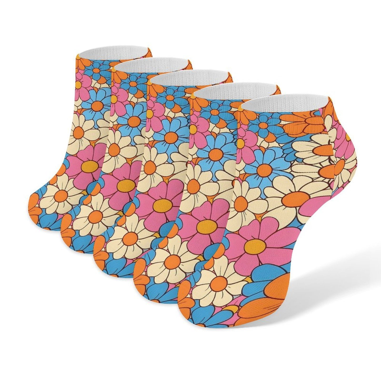 5pce Socks 3.7×7.9in Socks Mouth Is Not Tight Legs Not Easy To Slide ...