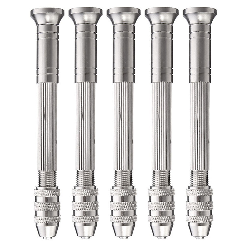 5Pcs 0.3-3.2mm Small Hand Drill Woodworking Drilling Tools For Models ...