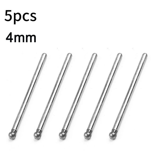 5pcs 0.5mm-8mm Diamond Round Burr Drill Bit Cutting Grinding Diamond ...