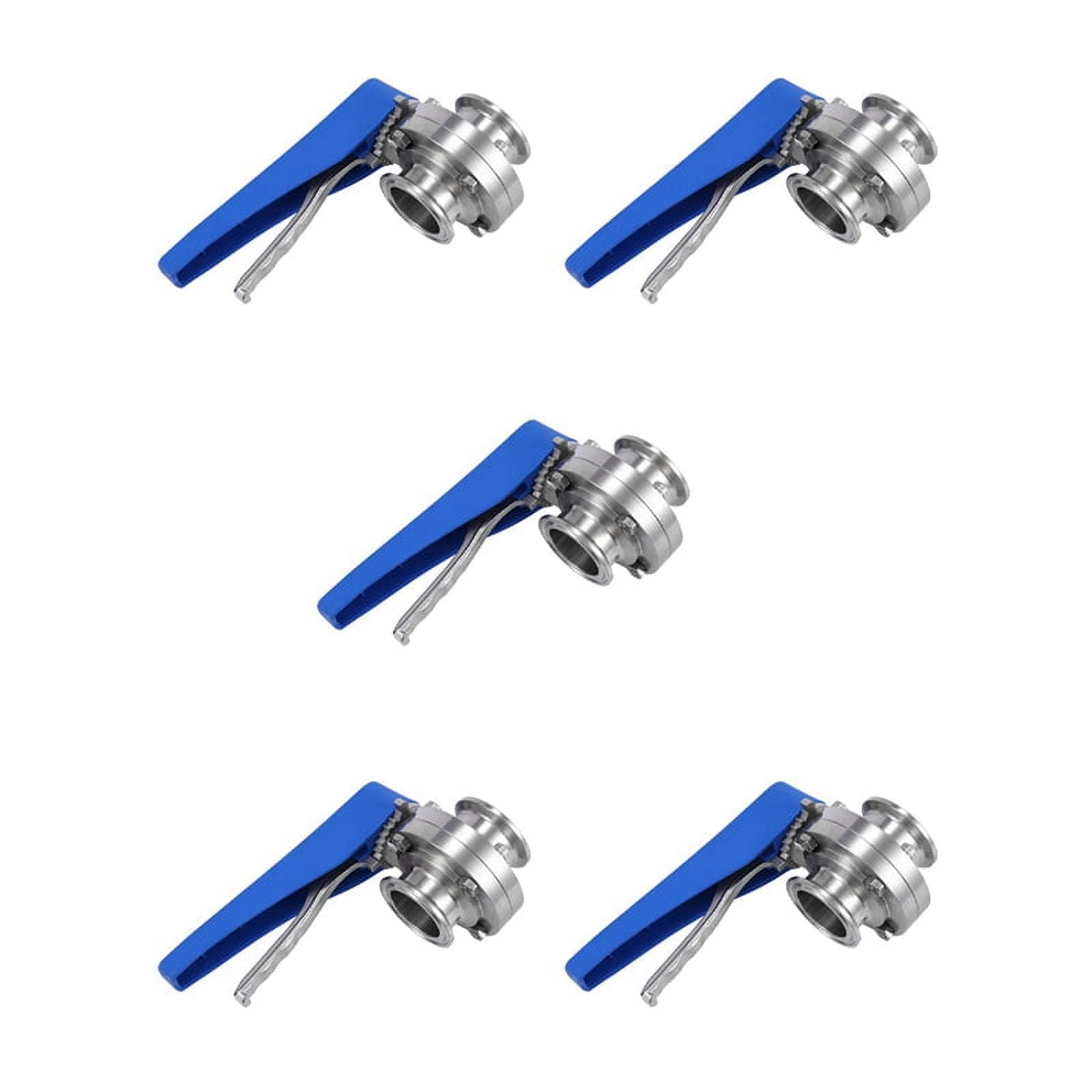 5pcs 1-1/2 Inch 38mm SS304 Stainless Steel Sanitary 1.5 Inch Tri Clamp ...