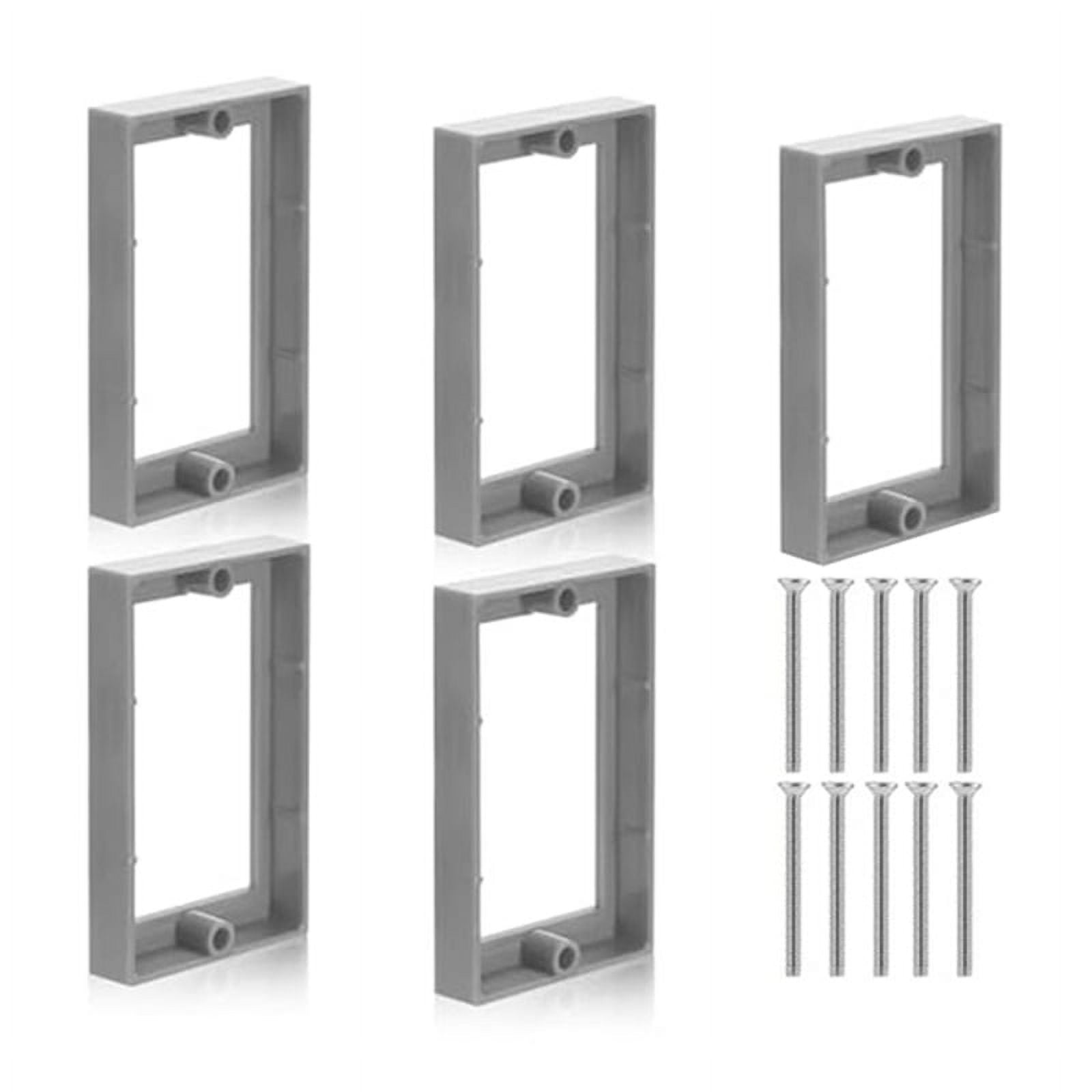 5pcs 1/2inch Single Gang Receptacle Outlet Box Extenders - Walmart.com